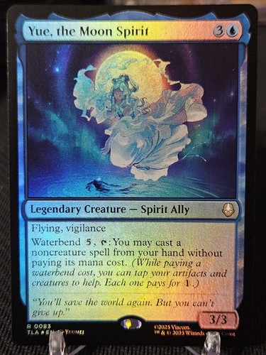 NM Foil Yue, the Moon Spirit, MTG, Avatar: The Last Airbender, Magic ...