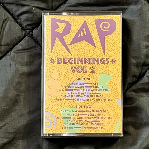 Rap Beginnings Volume Two Cassette Tape K-Tel 1989 Hip Hop Compilation | eBay