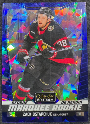 2024-25 O-Pee-Chee Platinum - Zack Ostapchuk Marquee Rookie Blue ...
