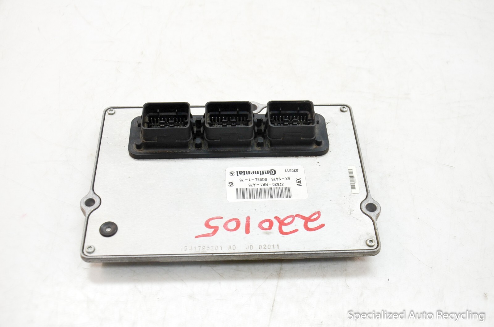 2012 ACURA TL Engine ECM Electronic Control Module 3.5L 37820-RK1-A75 ...