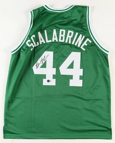 Brian Scalabrine Signed Boston Celtics Jersey (Beckett QR Code Card ...