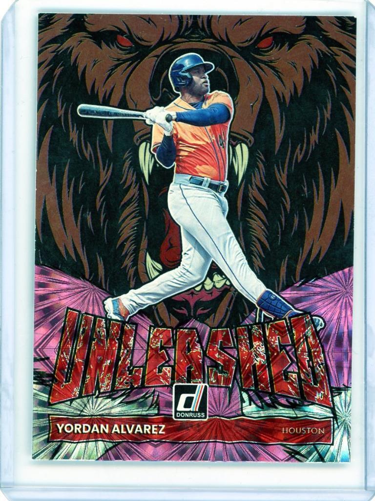 * YORDAN ALVAREZ * 2022 DONRUSS UNLEASHED PINK FIREWORKS HOLO INSERT | eBay