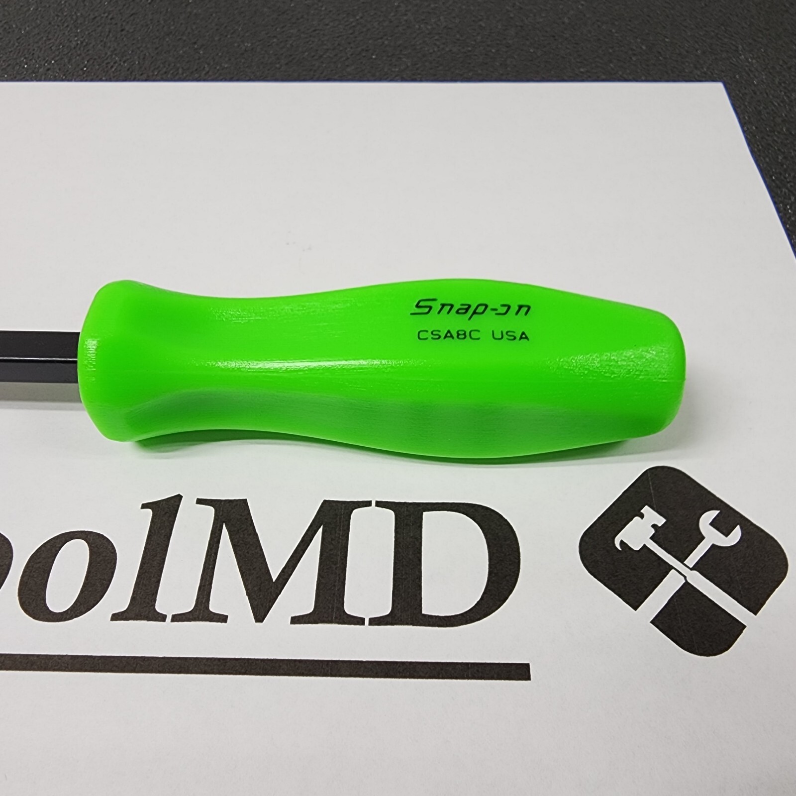 Snap-on Tools USA NOS GREEN Hard Handle 8" Rigid Carbon Scraper CSA8C ...