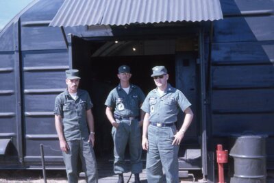 MEMBERS U.S AIR FORCE 619TH TACTICAL CONTROL SQD, VIETNAM 1965 35mm ...