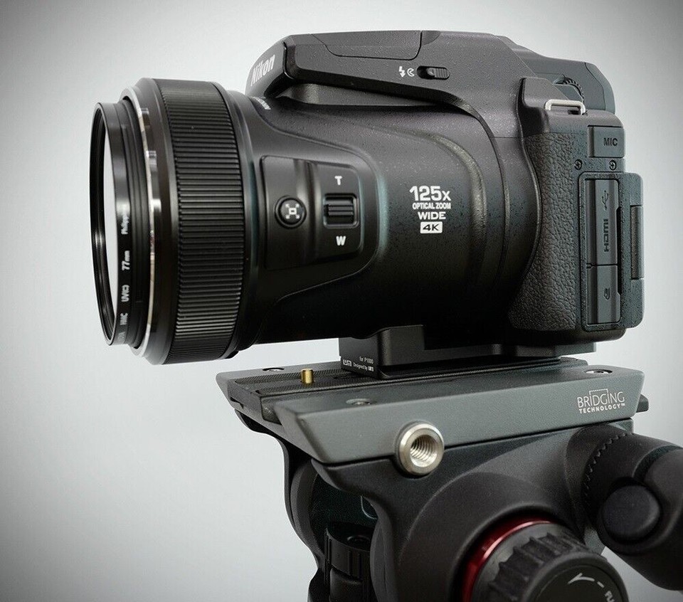 LIM'S Quick Release Camera Tripod Dovetail Plate For Nikon P1000 P1100 ...