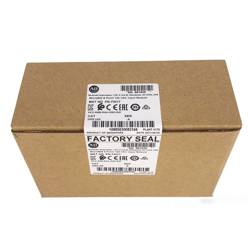 New Factory Sealed AB Allen-Bradley 2085-IA8 120 VAC Input Module ...