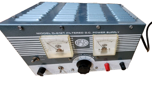 Vintage EPSCO D-612T DC Power Supply 0-16 Volt 10 AMP | eBay