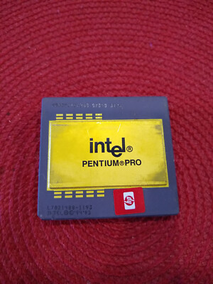 Intel Pentium Pro 200 MHz SY048 512K KB80521EX200 CPU Rare Vintage ...