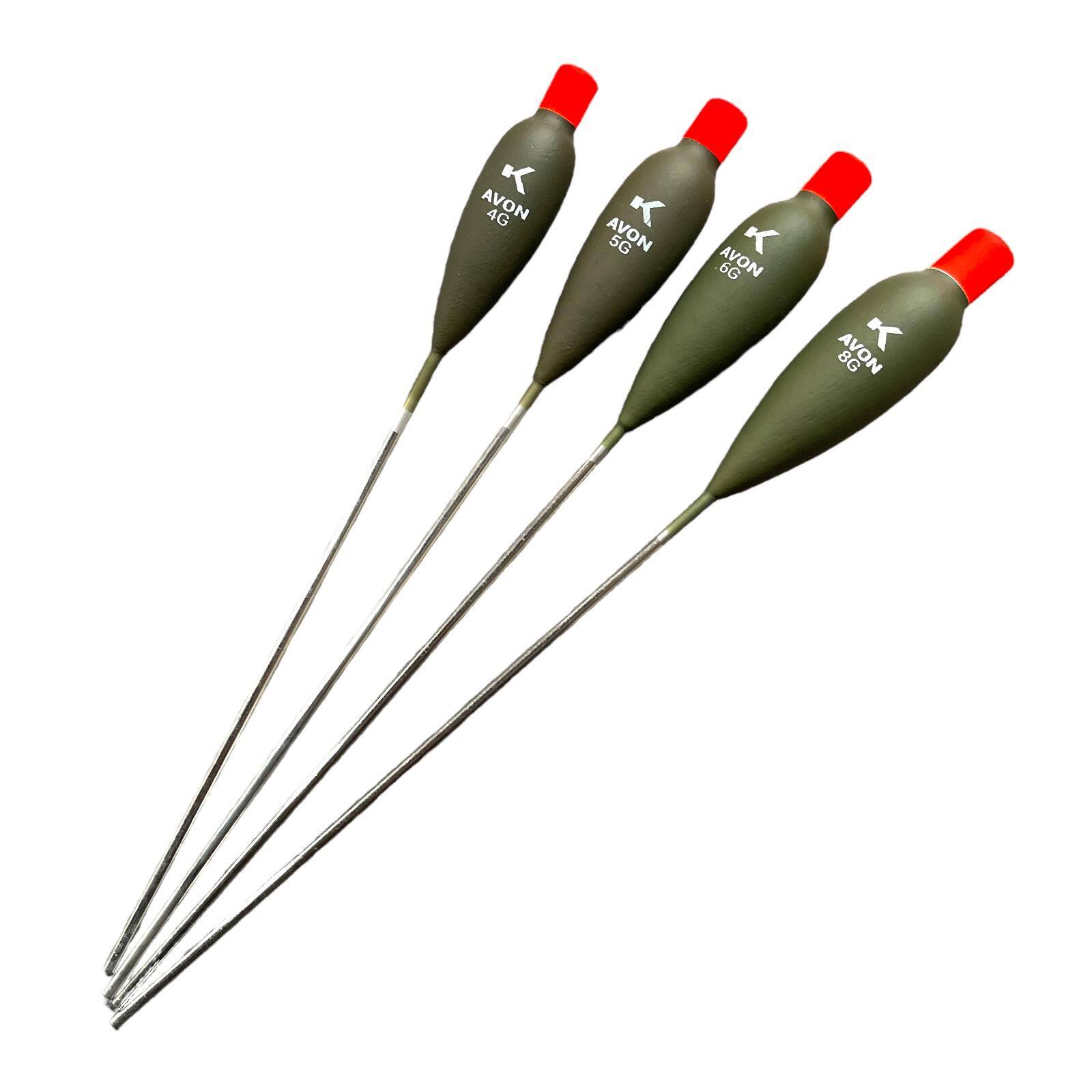 KORUM GLIDE AVON ULTIMATE BIG FISH FLOATS COMPLETE SET SIZES 4g, 5g, 6g ...