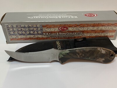 CASE XX CAMO CAMOUFLAGE ZYTEL RIDGEBACK HUNTER FIXED BLADE KNIFE 18336 ...