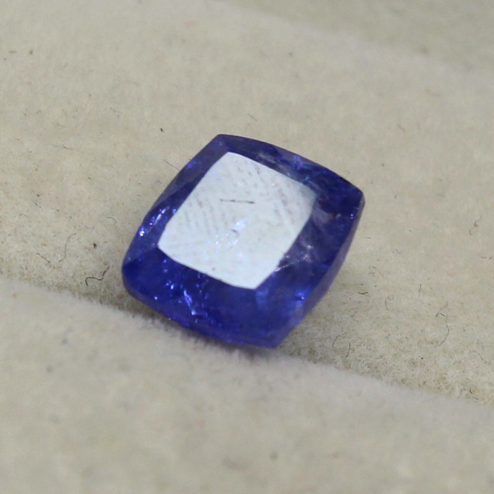 tanzanite, natural Violet tanzanite faceted loose gemstone 2.60 Ct 8x7 ...