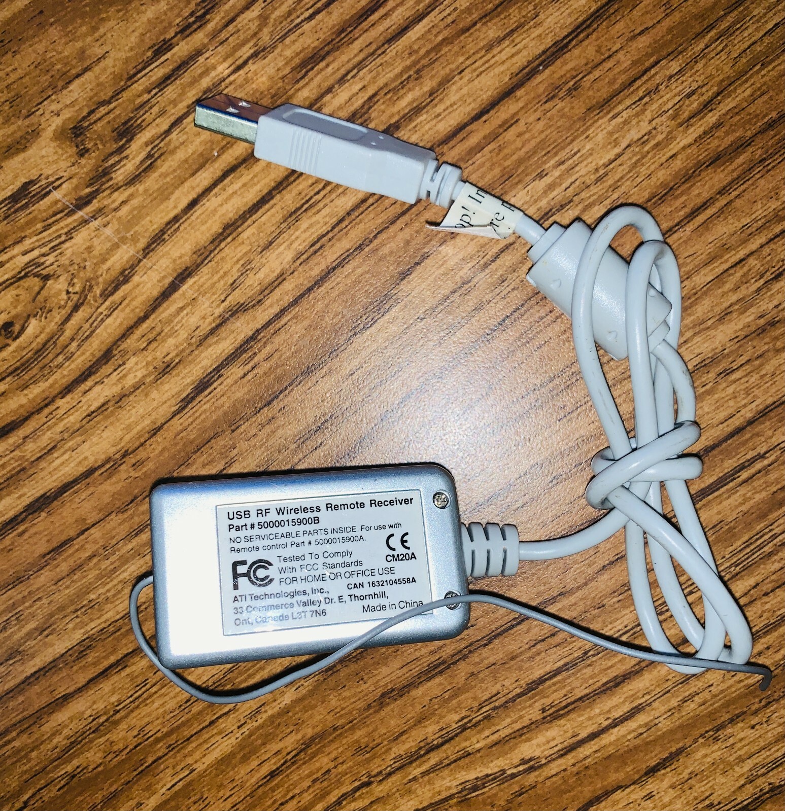 Ati Usb Rf Wireless Receiver Only For Remote Control Replacement | eBay