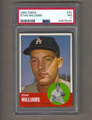 1963 TOPPS STAN WILLIAMS # 42 PSA 7 | eBay