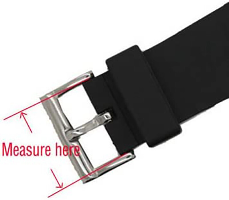 2-Pack Silicone Watch Strap Band Hoop Loop Retainer Buckle Holder Ring ...