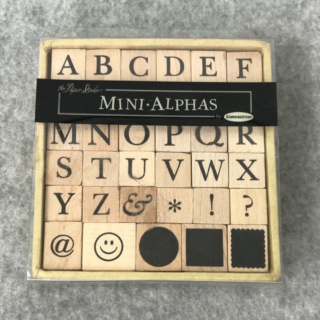Stampabilities Mini-Alphas Alphabets Traditional Serif for sale online ...