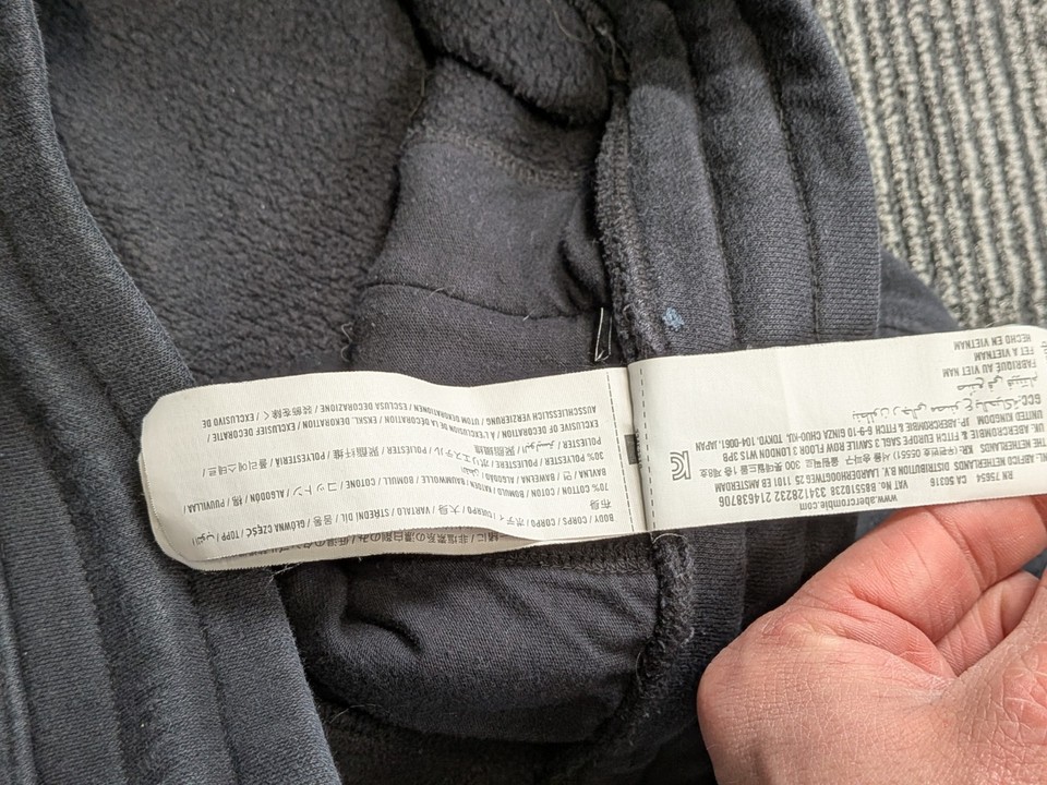 Hollister Women's small tall Jogger sweatpants High Rise Black Cargo ...