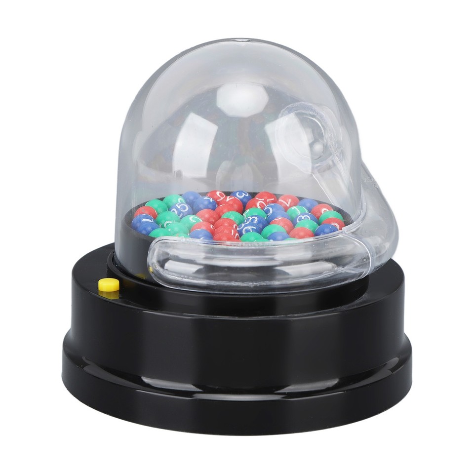 Electric Shake Lucky Ball Machine Mini Lottery Machine Fortunate Number ...