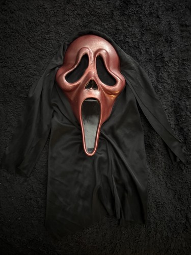 Red metallic Ghostface scream mask | eBay