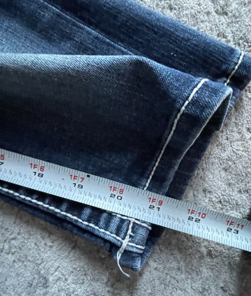 BKE Buckle Jeans Women's Stella Capri Jeans Distressed Blue Stretch Denim Sz 29 | eBay