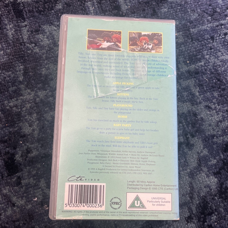 Tots Tv Kittens Bumper Special VHS Video Tape Cassette Vintage Children ...