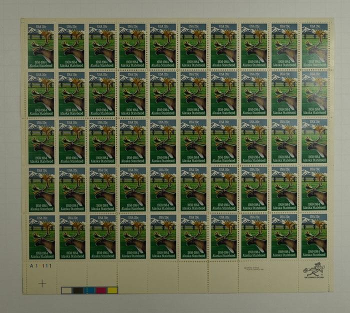 US SCOTT 2066 PANE OF 50 ALASKA STATEHOOD STAMPS 22 CENT FACE MNH | eBay