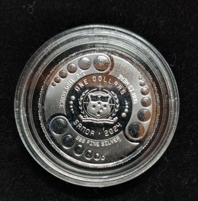 2024 Samoa $1, Alien Invasion Series, 1/2 Oz .999 Silver, Proof-like, In Cap | eBay