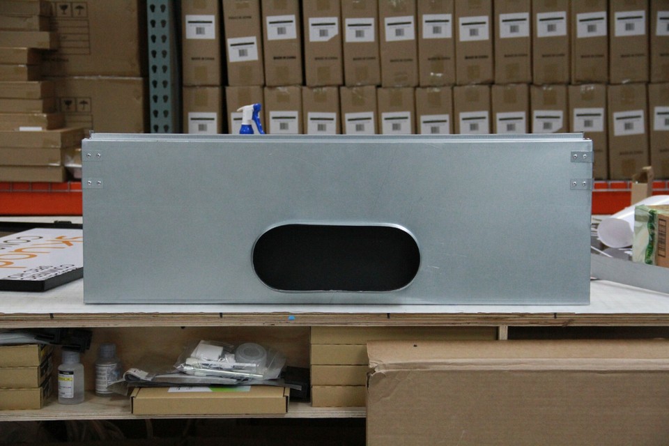 36" Plenum Box for [36" Linear Slot Diffuser - (1 Slot) Single Slot ...