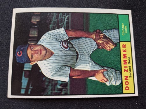 1961 Topps Baseball Card # 493 Don Zimmer - Chicago Cubs (EX) | eBay