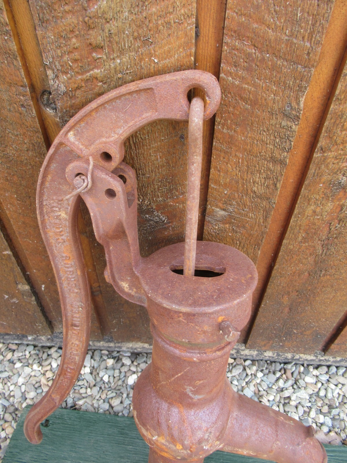 GREAT OLD Cast Iron Hand WATER PUMP Beatty VERY TALL GREAT DECORATION ...