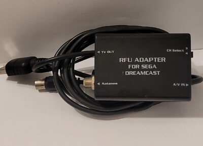 OEM Sega Dreamcast RFU Adapter Performance RF AV Cable Adapter Switch P ...