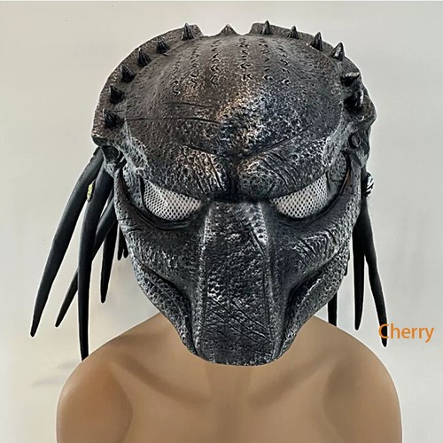 IN US Predator Alien vs Predator Mask Helmet w/ Braid Halloween Cosplay ...