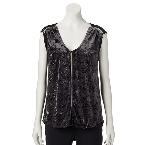 Rock & Republic Glitter Drop-Tail Hem Top Asst Sizes (New W/Tags ...