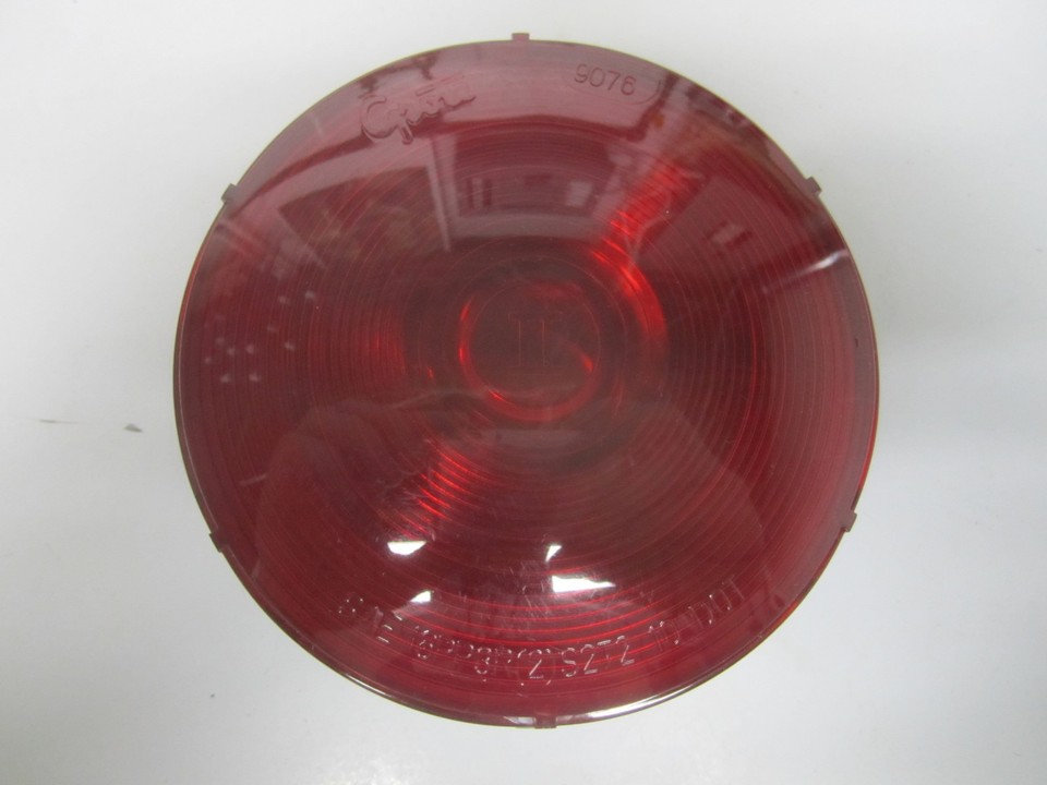 Grote Utility Trailer Light Lamp 4-inch Round Male Pin Red 53102 | eBay