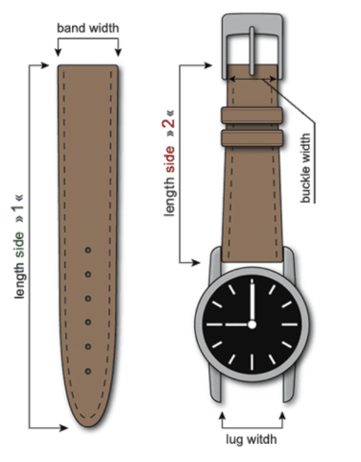 Handmade Croc Skin Leather Watch Bund Strap Band 18mm/24mm Dark Brown ...