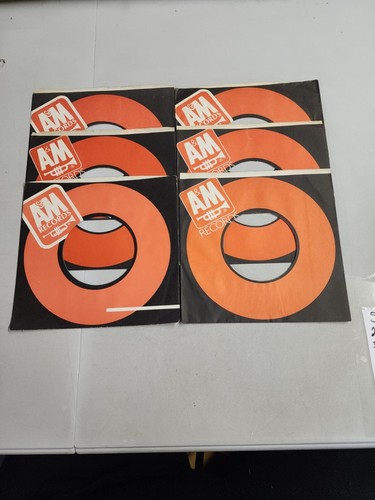 45 RPM 7" RECORD SLEEVES CO. SLEEVE 6 PACK SEE PHOTOS - Motown (SLV138 ...
