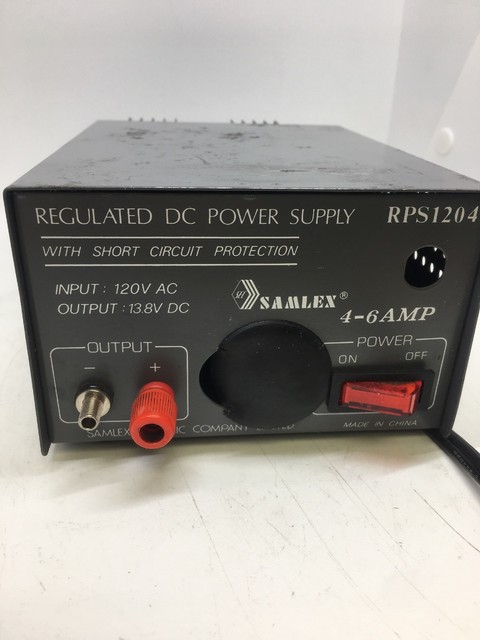 Samlex Regulated DC Power Supply RPS1204 4-6 Amp 120v for sale online ...
