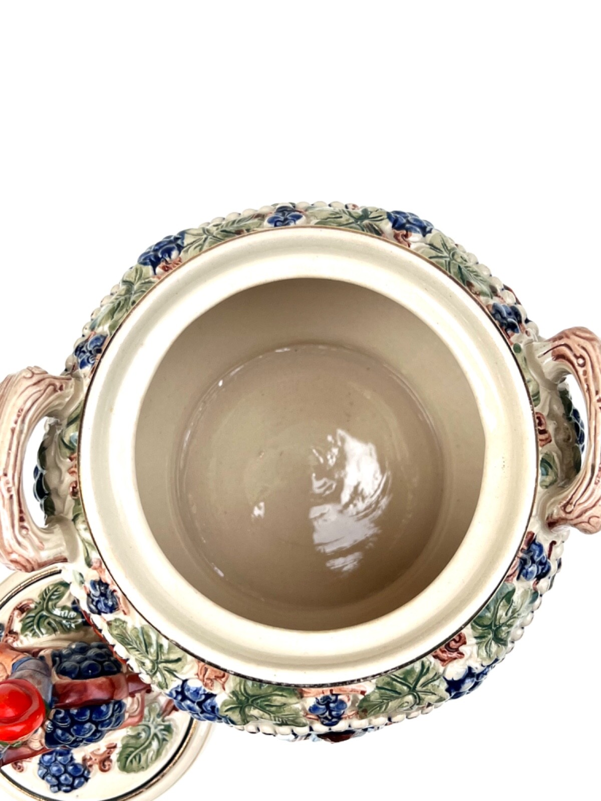 Vintage Gerz German Handgemalt Ceramic Lidded Punch/Wine Bowl cookie ...