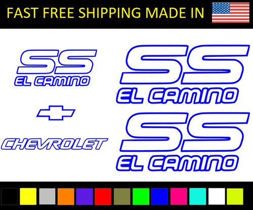 El Camino Decal Kit SS Stickers decal Chevrolet Chevy | eBay