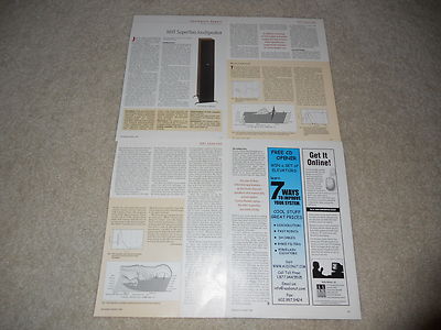 NHT SuperTwo Speaker Review, 5 pages, Full Test, Specs, Info 1999 ...