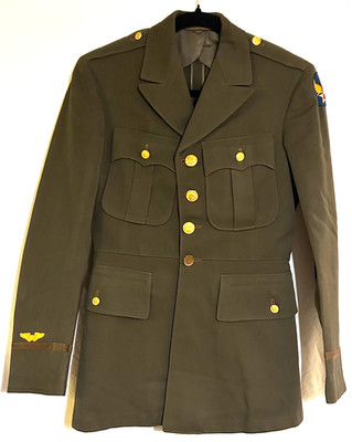 WWII USAAF Air Force Flight Instructor Officers Coat / Uniform | eBay