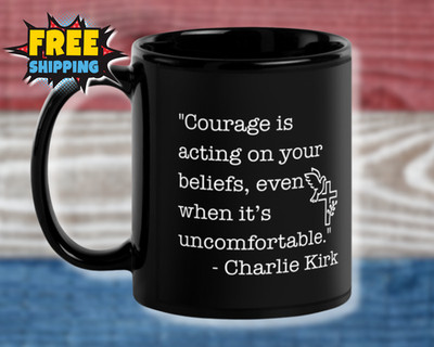 Charlie Kirk Quote Mug Christian Mug - Proceeds To Samaritans Purse ...
