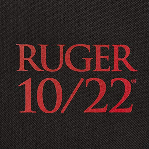 40 Inch Black Red Rifle Case Soft Padded Ruger Scoped Gun Bag with ...