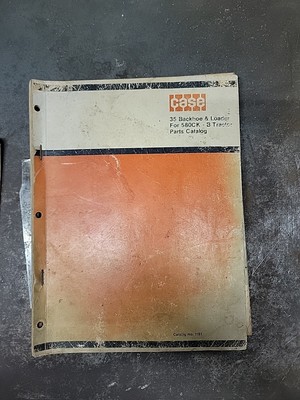 Original CASE Model 35 Backhoe Loader For 580CK - B Tractor Parts ...