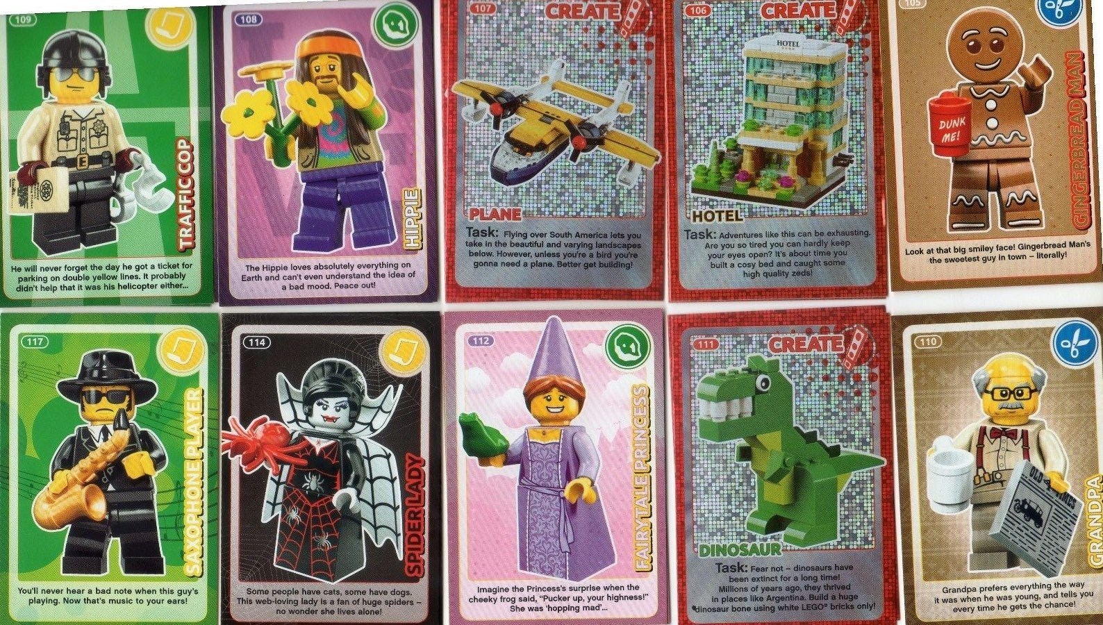 Sainsbury's Lego Cards - Create the World Trading (Most cards 1 to 140 ...