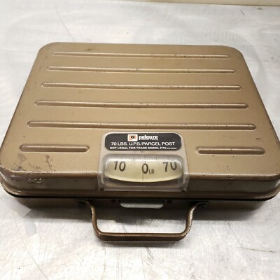 Vintage PELOUZE 70 Pound UPS Parcel Post Scale Model P70 Shipping Scale ...