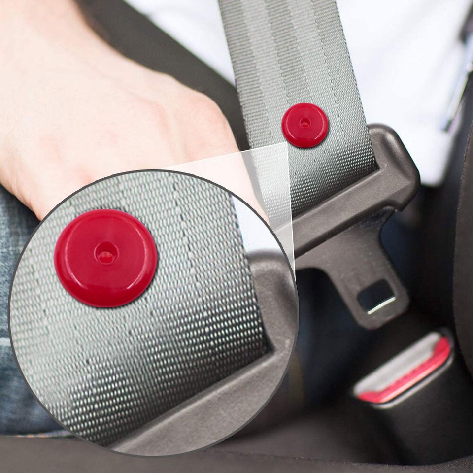 20PCS Car Seat Belt Stopper Buttons Limit Safety Buckles Retainer Car ...