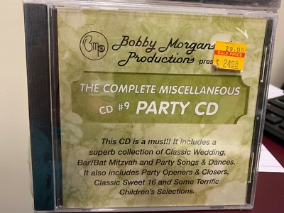 BOBBY MORGANSTEIN VOL 9 THE COMPLETE MISCELLANEOUS PARTY CD SEALED | eBay