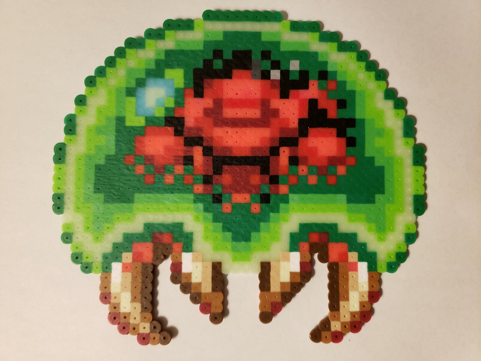 Super Metroid Glow In The Dark Perler Bead Pixel Art Nintendo Snes | My ...
