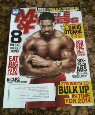 MUSCLE AND FITNESS MAGAZINE STAR DAVID OTUNGA 278 WAYS TO BULK UP ...