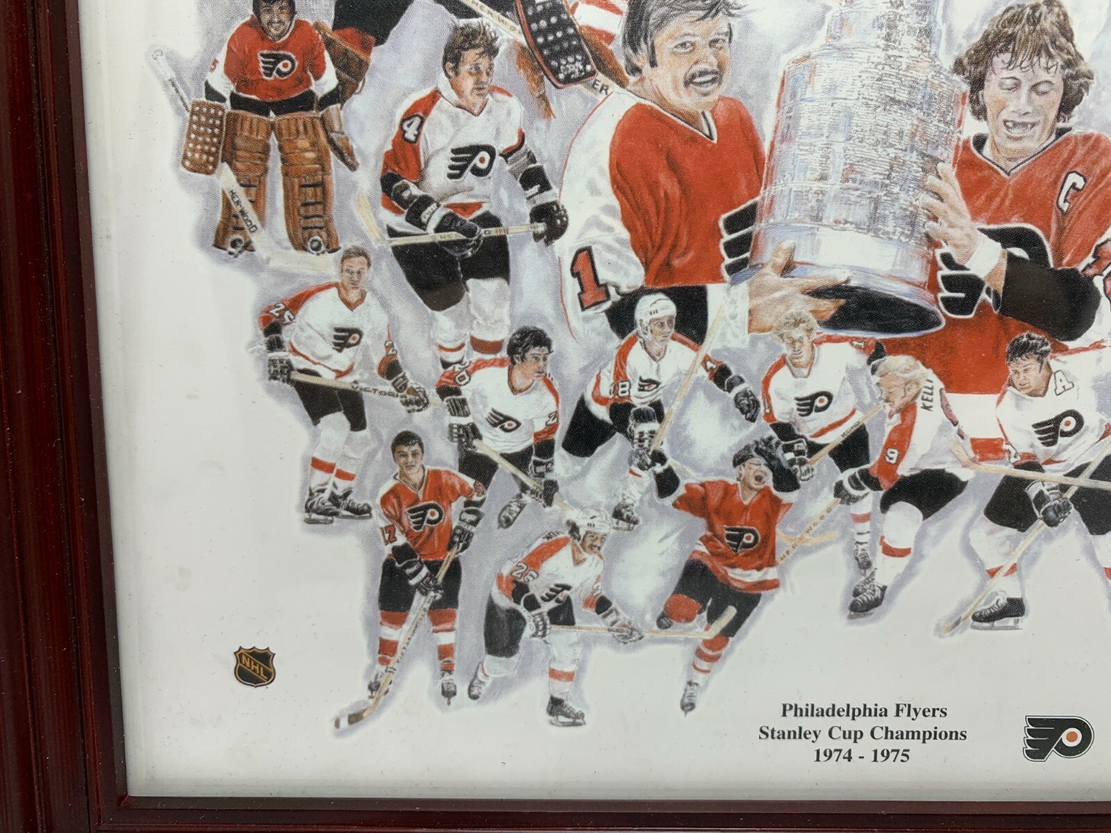 Philadelphia Flyers 1974-75 Stanley Cup Lithograph Schultz Photo | eBay